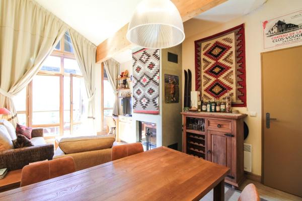 Residence Terrasses Eos, T2 48m2 Sud, Vue Montagne, Avec Cheminee, Parking, Piscine - Flaine