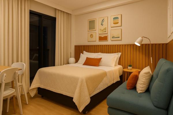 Sᴛᴜᴅɪᴏ Pʀᴇᴍɪᴜᴍ Sᴀɴᴛᴀ Cᴇᴄíʟɪᴀ - Wɪ-fɪ, ᴛᴠ Sᴍᴀʀᴛ, Cᴏᴡᴏʀᴋɪɴɢ, ᴘɪSᴄɪɴᴀ ʀᴏᴏғᴛᴏᴘ, Gʏᴍ, ᴇSᴘᴀçᴏ ᴘᴇᴛ, ᴄʜᴜʀʀᴀSǫᴜᴇɪʀᴀ , Sᴀʟãᴏ ᴅᴇ ғᴇSᴛᴀs, ʙɪᴄɪᴄʟᴇᴛáʀɪᴏ - São Paulo