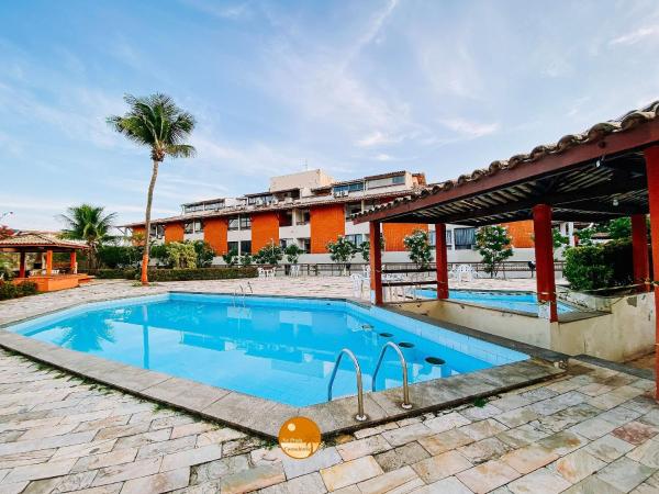 50m Da Praia, Piscina, Portaria 24h, Estacionamento Interno, Churrasqueira - Lauro de Freitas