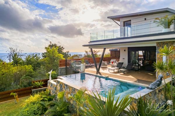 Villa Flojulo, Sa Piscine à Débordement Et Sa Vue à 180° Sur L'océan - Saint-Leu