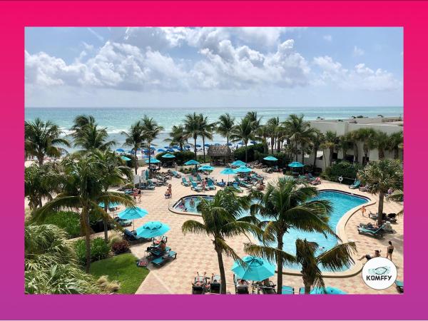 Komffy Condo W2 Queen Beds & Ocean View Tides - Hollywood, FL