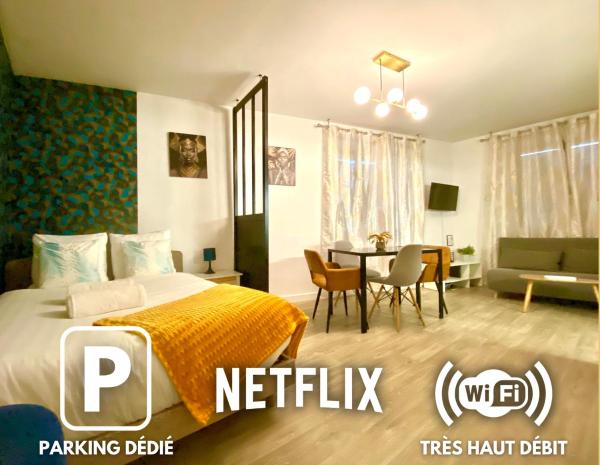 Le Gatsby - Hypercentre, Parking, Netflix, Calme - Poitiers