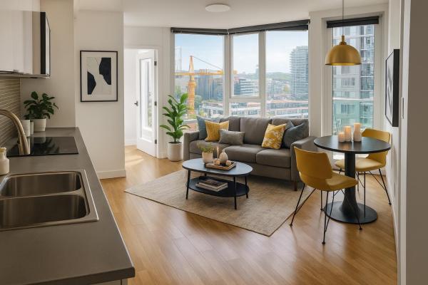 Scenic City Living Elegant 2 Bedroom With Natural Light - North Vancouver
