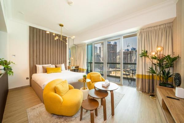 Stylish Studio Steps From Burj Khalifa Fountains - Dubái