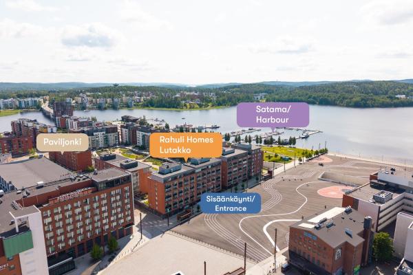 Top Location Lutakkoboss With Balcony 100mb Wifi, Työpiste, Parveke Ja Pyykkikone Rahulihomes Apartments - Jyväskylä