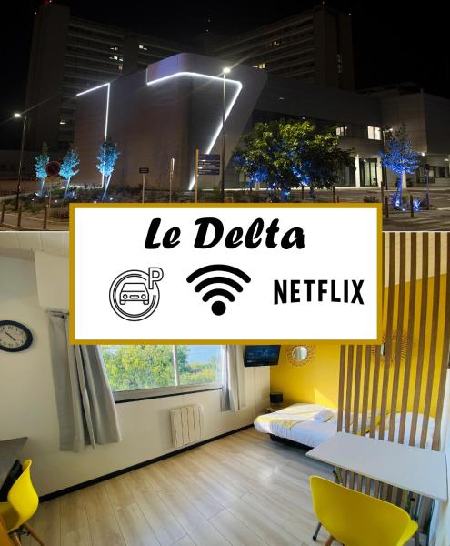 Le Delta - Centre Chu - Parking Privé - Netflix - Poitiers