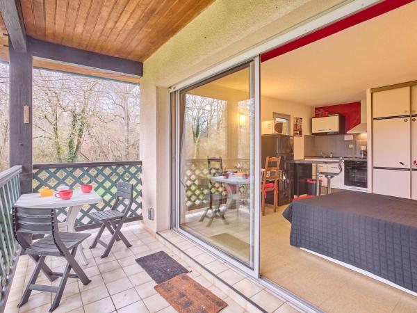T1 Bis Rénové à Barbotan Avec Balcon Et Parking - Fr-1-841-22 - Barbotan les Thermes