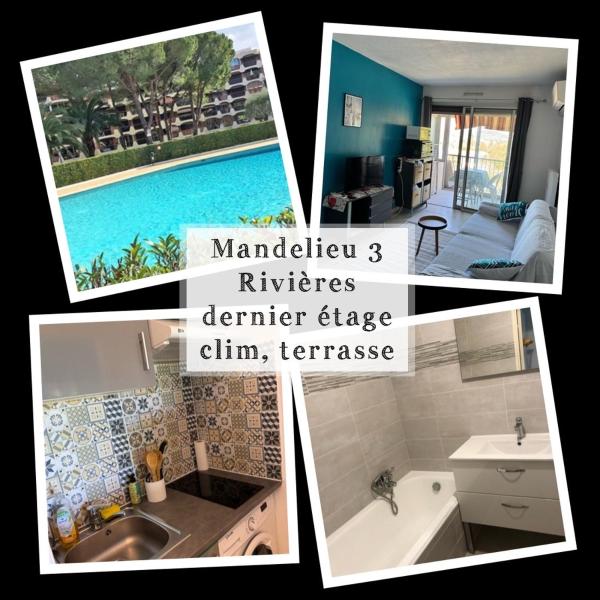 Mandelieu 3 Rivières Studio Dernier éTage B5 - Roquefort-les-Pins