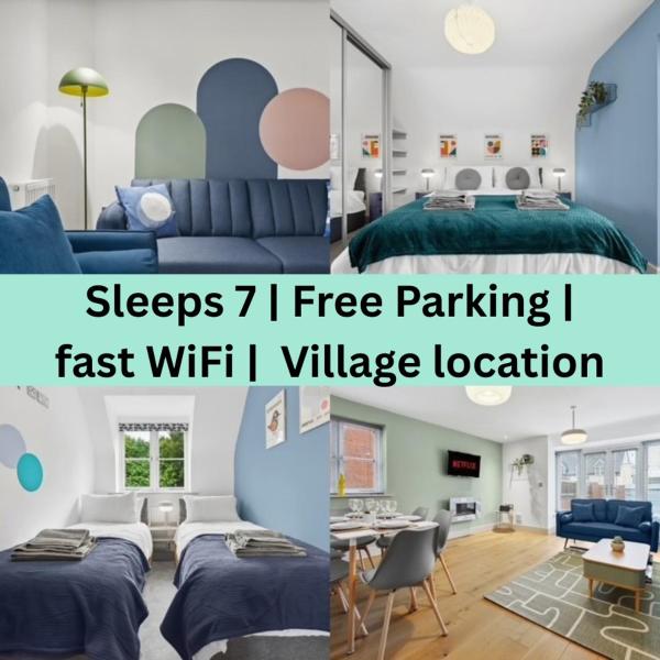 Nec Birmingham Airport Modern Village Retreat, Sleeps 7, Free Parking - Guernsey