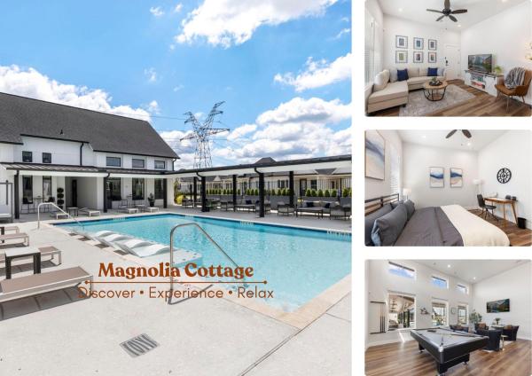 Modern Magnolia Cottage Pool And Gym Access - Stagecoach, TX