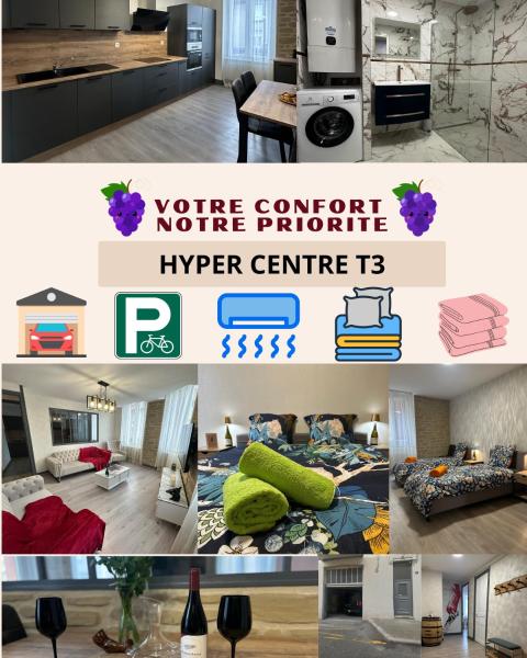 Tain Centre -T3- Wine Themed Apartment - Tain-l'Hermitage