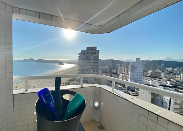 Inigualável Vista Para A Praia Do Gonzaga - Santos