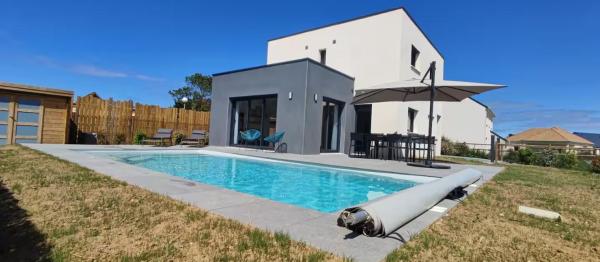 Maison Neuve Avec Piscine Chauffée Plage à 6 Min - Cabourg