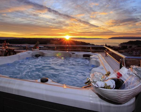 Luxury Penthouse With Jacuzzi, Panoramic View - Baška Voda