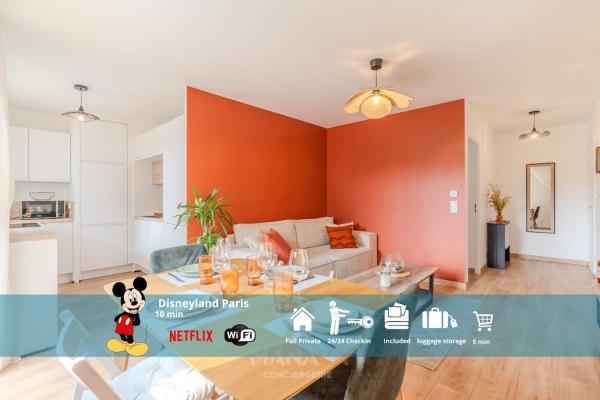 Le Makatea, 4 Pers, 10 Min To Disneyland Paris - Serris