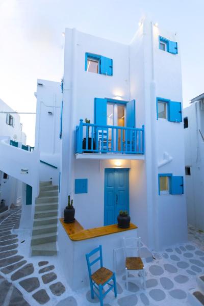 Panda Blue&white Downtown - Mykonos