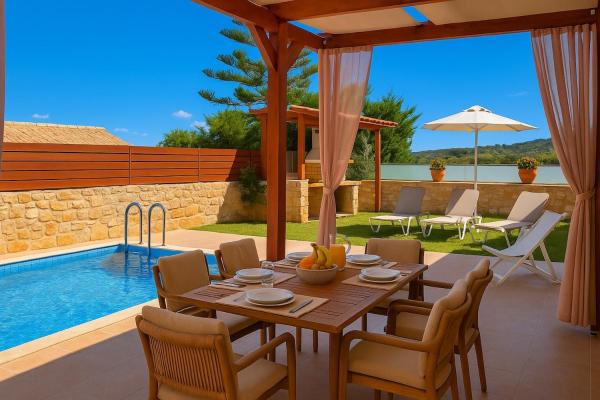 Rose Villa Private Pool & Outdoor Jacuzzi - Grèce
