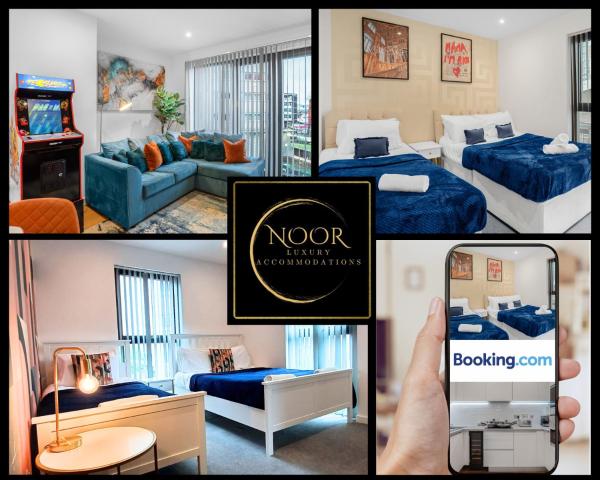 City Centre Apartment, Free Gated Parking, 2 Bathrooms, Netflix And Wifi - Suitable For Contractors And Families - By Noor Luxury Accommodations - Birmingham