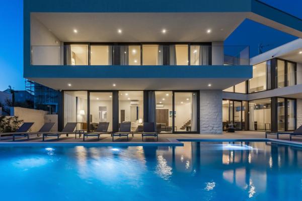Attractive Rogoznica Villa 5 Bedrooms Villa Precious Amazing Sea Views Private Infinity Pool - Rogoznica