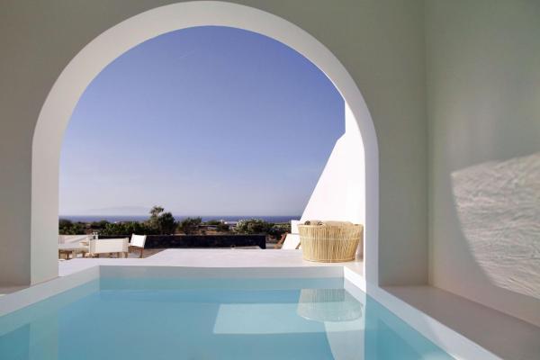 Wonderful Santorini House Villa Athiri Private Pool Sea Views Plunge Pool Finikia-oia - 伊亞