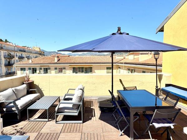 Port 1br Flat With Terrace - Nizza