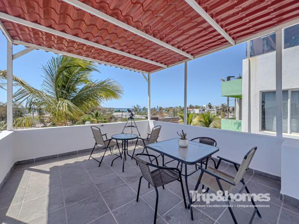Sea View Terrace 1br Apartment 1 Block To Malecón - La Paz