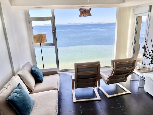 Vistas Al Mar Espectaculares,1ª Línea Playa, 5 Huéspedes, Wifi - San Javier