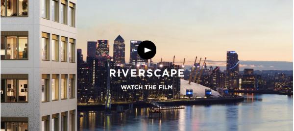 Riverscape Double Bedroom With Private Bathroom In Luxury Penthouse - London