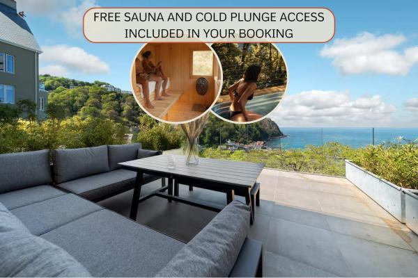 Harbour Tide, Inviting 3 Br Apt, Large Terrace And Sea View - Lynmouth