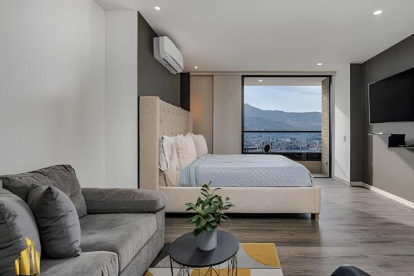 Class 48 Apt. 2202 - Apt Luminoso/balcón/ac - Envigado