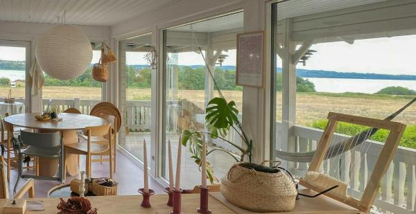 Log Cabin With Panoramic View Of Lake Mossø - Denmark