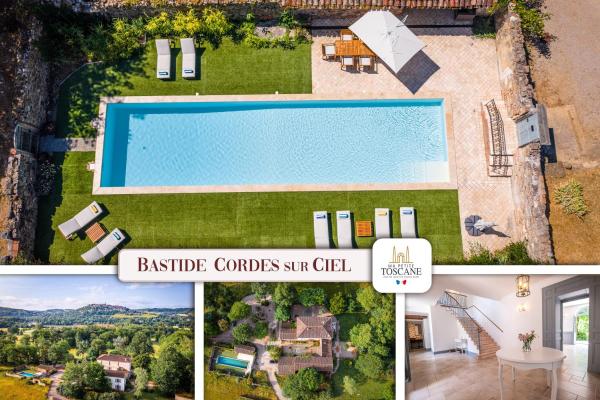 Bastide De Cordes Sur Ciel - Piscine Chauffée & Parc - Cordes-sur-Ciel