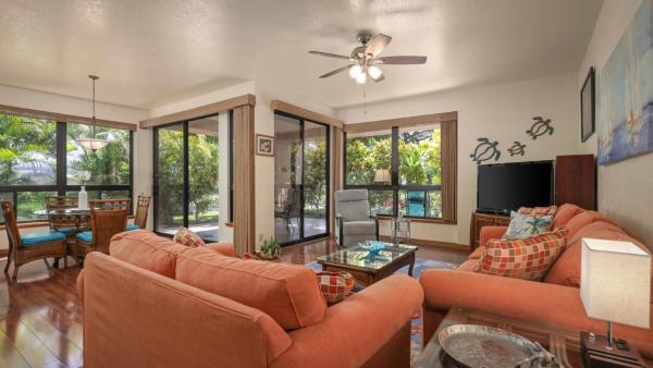 Spectacular Ground Floor Condo Sleeps 5 - Puako, HI