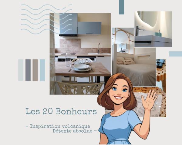 Les 20 Bonheurs - Cosy Pour 2 Pers - Check-in 24-24 - Aubière