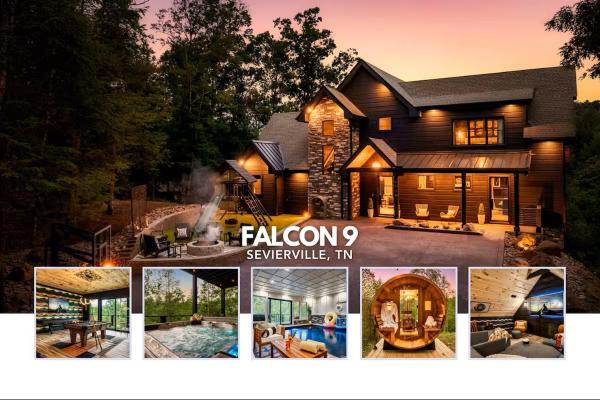 Falcon 9 - Luxury Cabin, Pool, Playground, Game Room & More - Tennessee