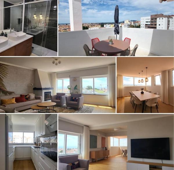Sea View, 2 Br, Terrace & Garage In São Domingos | By Airnest - São Domingos de Rana