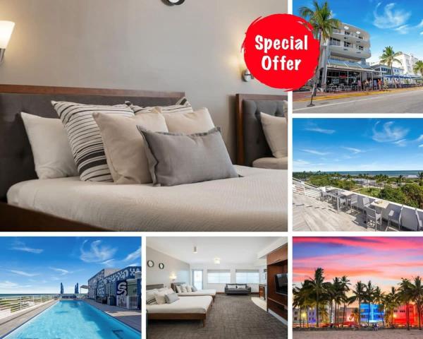 Ocean Drive Apt With Balcony & Rooftop Pool - South Beach, FL