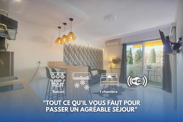 Isa - Clim - Wifi - Balcon - Vca - Le Cannet