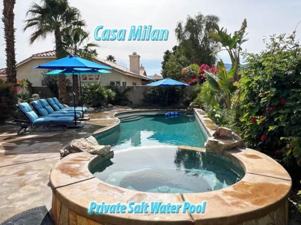 Casa Milan - Saltwater Pool - Mtn Views - La Quinta Home - Palm Desert, CA