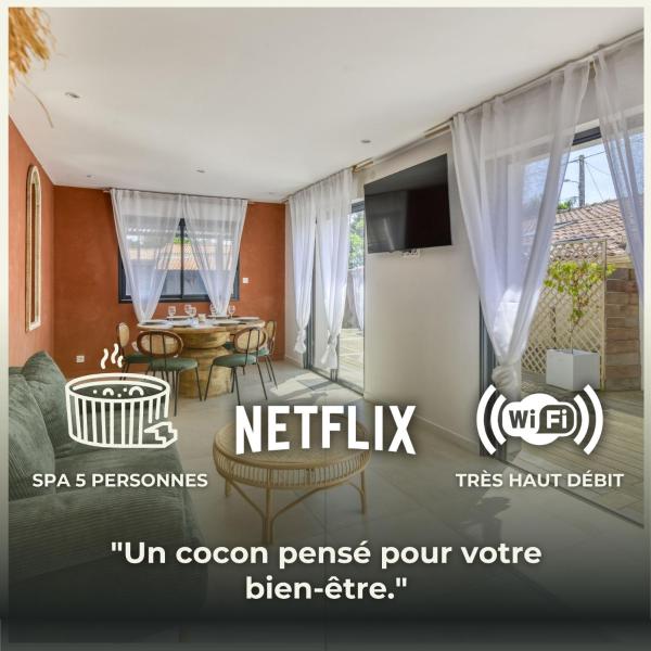 Maison - Spa - Parking - Jardin - 7p - Nantes