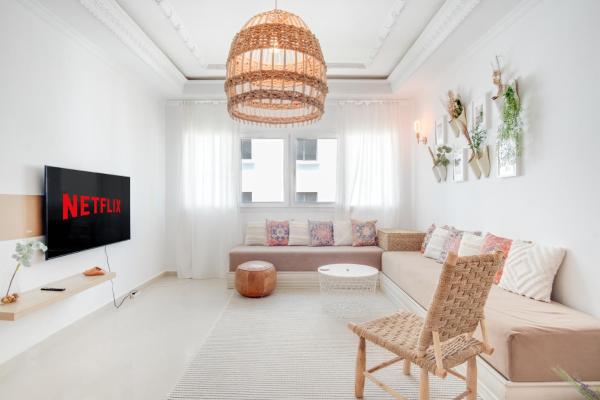 Stylish & Cosy City Apartment - Calm Location - Fast Wifi - Tangier