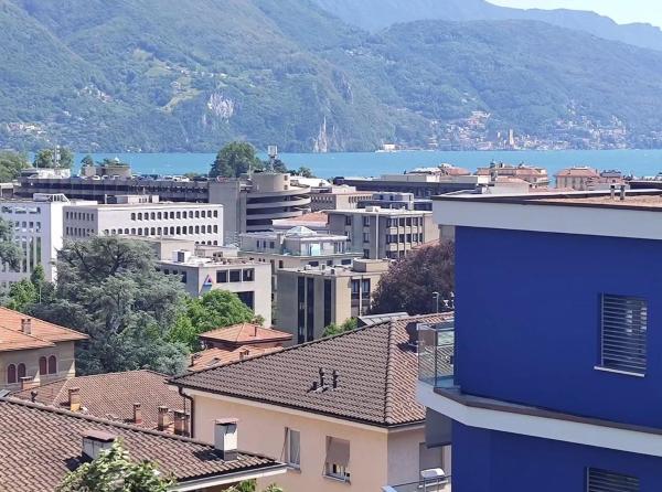 Sunny Apartment With Phenomenal View In Lugano City Center - Melide