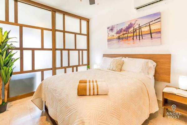 Central Retreat Near Beach With Rooftop Pool & Gym - Quintana Roo