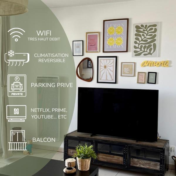 Appartement Cosy - Rénové Et Lumineux - - Pibrac