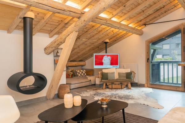 Nid Douillet Rénové Sur Les Pistes Ski In Out - Megève