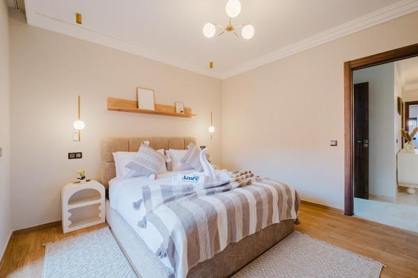 3br Luxury Stay - Pool View - Parking Near M Avenue & Rail - Marrakesh