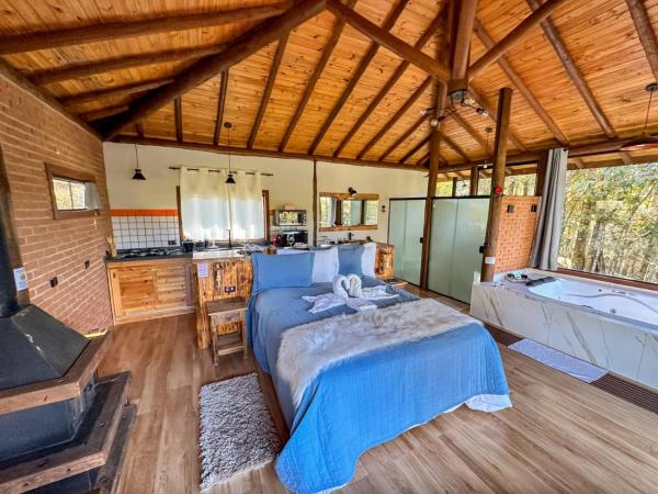 Chalé Valle Dos Sonhos Romântico Privativo Com Hidromassagem E Lareira - Minas Gerais (estado)