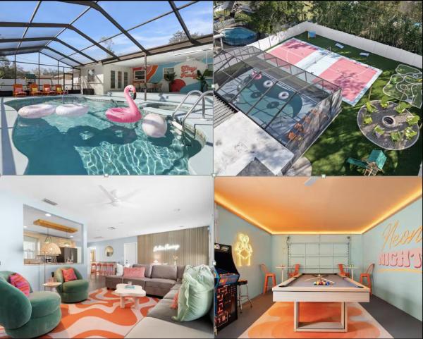 Electric Flamingo With Heated Pool, Pickleball, Mini Golf & Basketball - Clearwater, FL