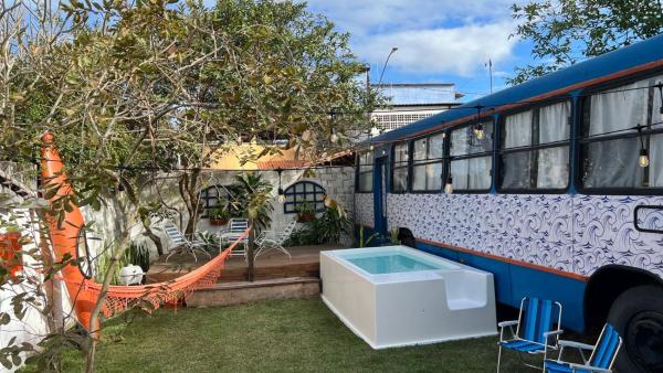 Hospedagem No ÔNibus Navy Na Praia Da Baleia - Jacaraípe - Serra