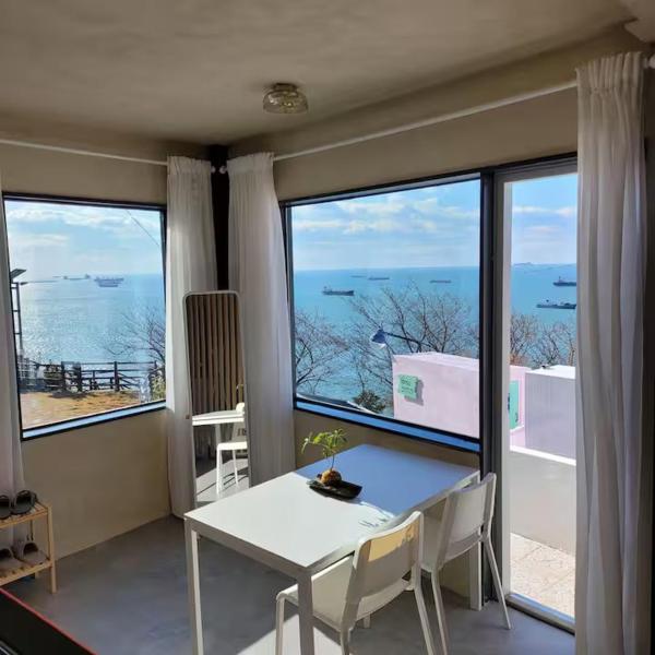 Santiago 3rd Branch Jacuzzi Private Ocean View White Village Pet Terrace Bbq - Busan